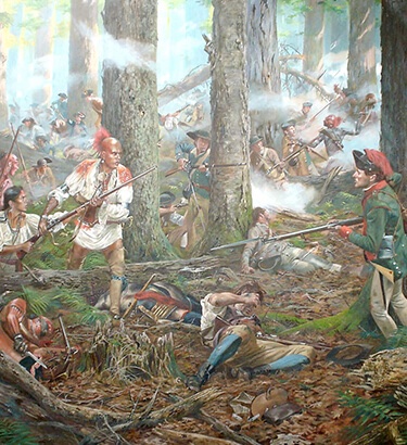 The Oneida assisting the patriots at Oriskany by Don Troiani.
