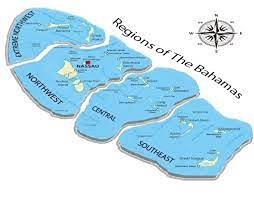 This picture represents the regions of The Bahamas.