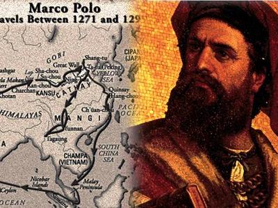 1275- Marco Polo Reached the court of Kublai Khan in China