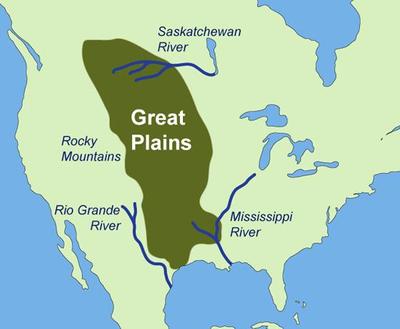 Great Plains Indians Map 1851 Map The Upper Great Plains Rocky