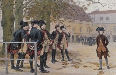 Nine year old Napoleon in his military school