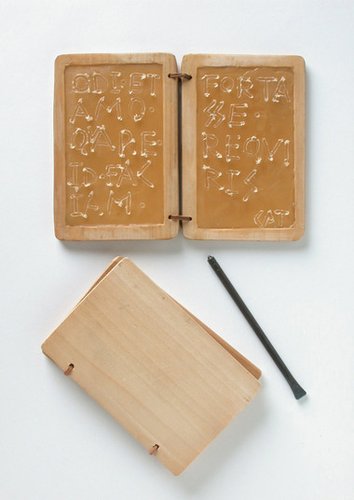 ("Wax Tablet & Stylus, Ancient Rome, Replica")