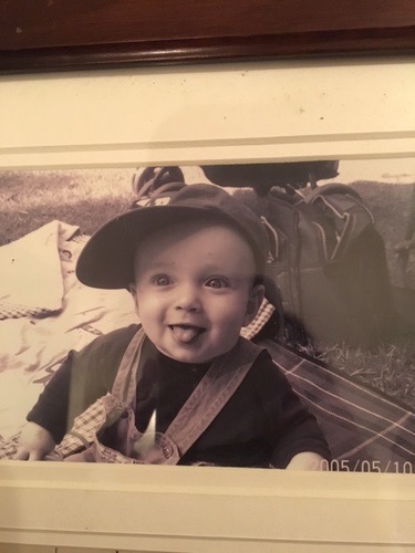 This is me when I was about 1 and a half years old.