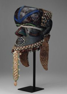 kubo ceremonial mask know as mboom or bwoon