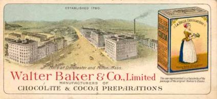 "In 1765, a chocolate factory was built in America and had the fastest ...