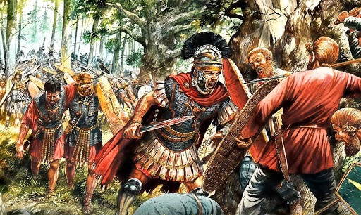 rome had tangled with germanic tribes.in 476, the germanic leader ...