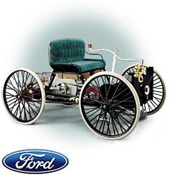 1896.Henry Ford builds his first Quadricycle motor vehicle (quad) and ...