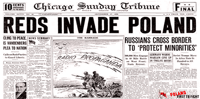 Soviet Union invades Poland September 17, 1939, The USSR invaded Poland ...