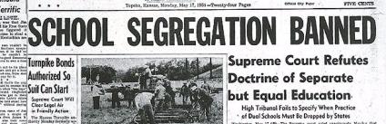 Brown vs. Board of Education, 1954