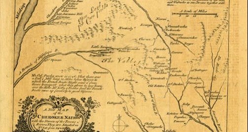 Kitchin, T. (1760). Map of the Cherokee Nation, 1760. Digital Public ...