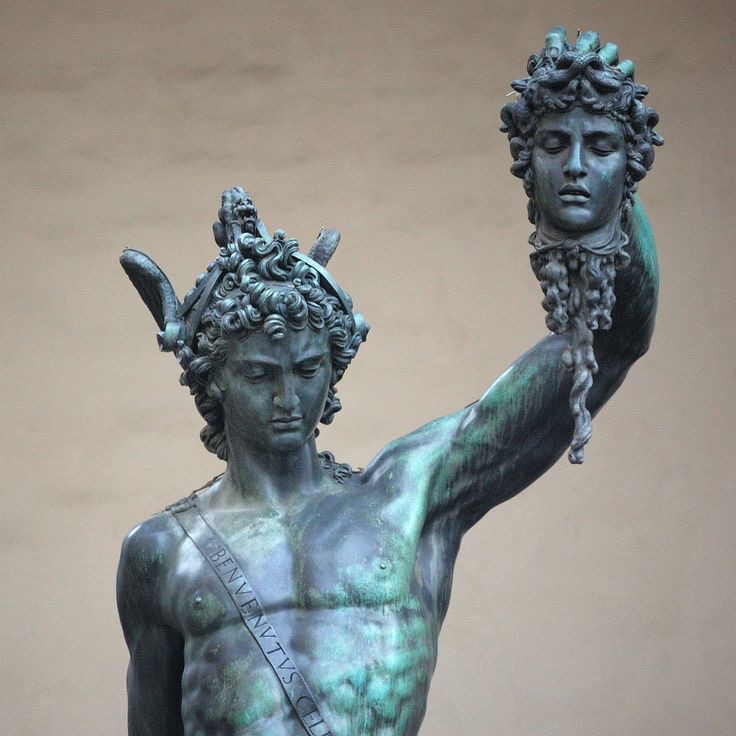 After receiving the gifts from the nyphms, Perseus set off to kill ...