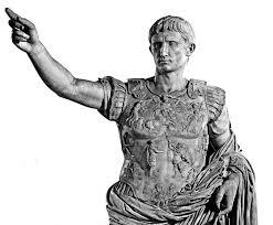 This is Augustus. He was one of Rome's Emperors. He ruled with peace ...