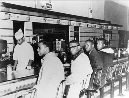 1960- Greensboro Sit-In- This sit in supported the Civil-Rights ...