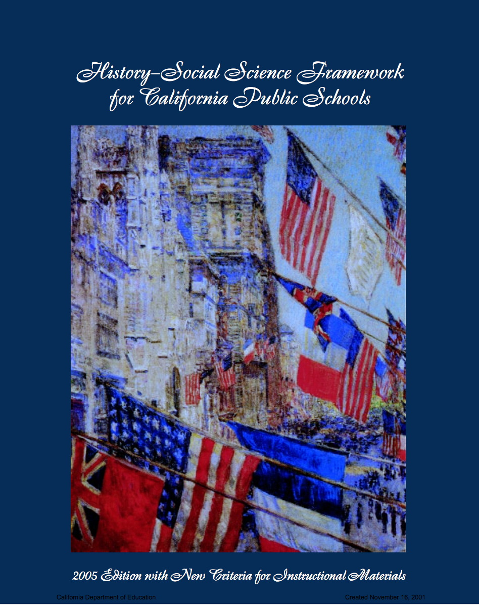 History-Social Science Framework for California Public Schools