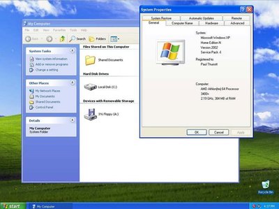 Windows XP, 2001