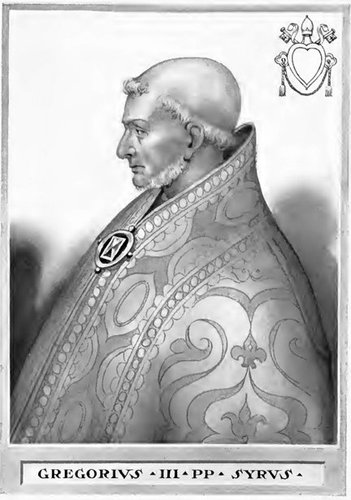 Pope Gregory III (illustration)