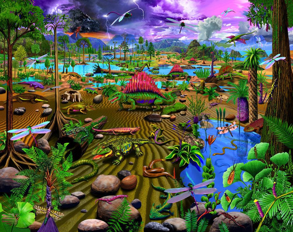 Paleozoic era first era of the Phanerozoic eon. Started 542 MYA lasted ...