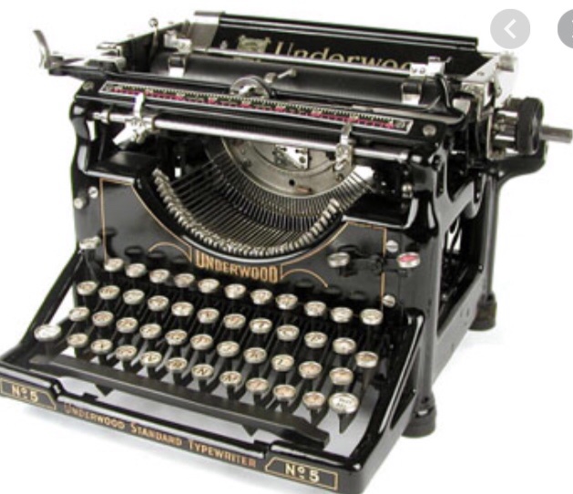 1900- This was made in 1900. It requires paper and no a screen like today.