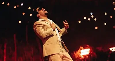 Artist Bad Bunny preforming