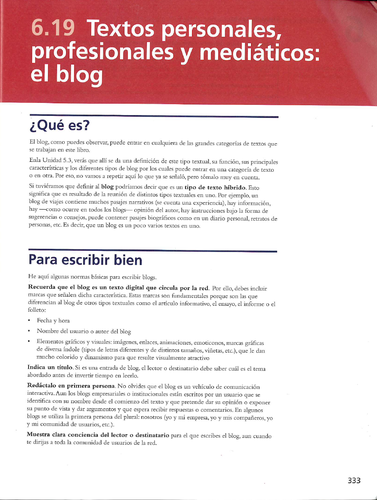 El blog
