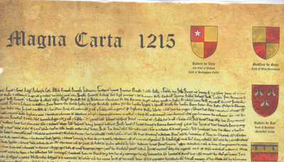 La carta magna de 1215