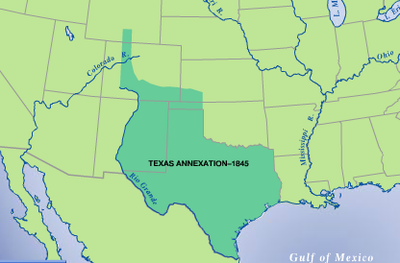 Texas Annexation, 1845