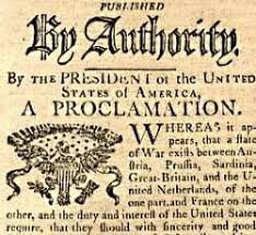 Proclamation of Neutrality - 1793