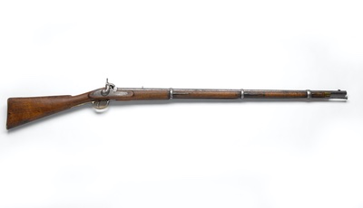 Indian Smoothbore .656 in percussion musket, Pattern 1858, lock dated ...