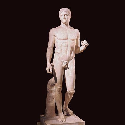 Spear Bearer Polykleitos Doryphoros Roman Copy