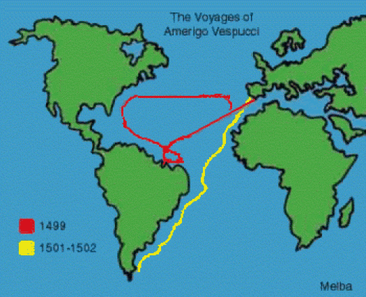 Vespucci discovered more than just the America's, he went all the way ...