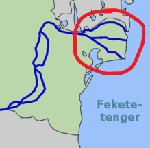 A Duna-delta három ága