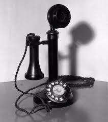 An early telephone.