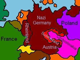 Sudetenland Map Ww2