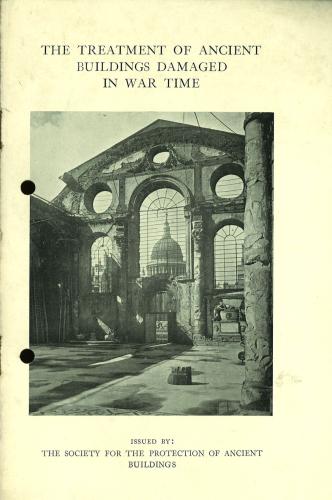 1939-1945 The SPAB is concerned about the damage caused by Baedeker ...