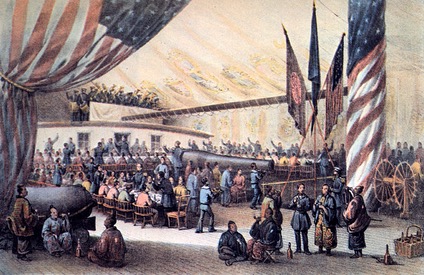 1853- Commodore Perry arrives in Japan