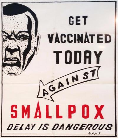 Smallpox flyer made by the CDC