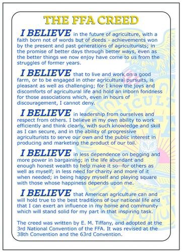 1930- Aug. 29th , The Official Creed was adopted by the nation.