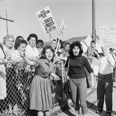 Quote:''When Ruby and federal marshals arrived at school large groups ...