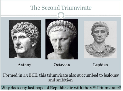 Second Triumvirate forms