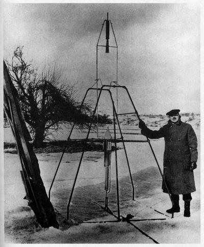 1926. Robert Goddard invented the first liquid rocket that actually ...