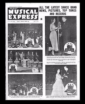 The first New Musical Express edition, published March 7th 1952
