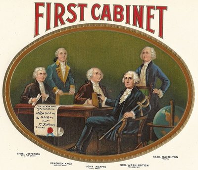Summer 1789 - First Presidential Cabinet