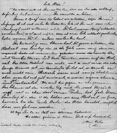 A letter.