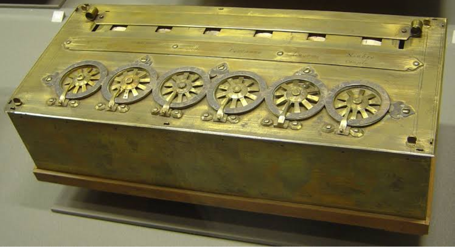 Pascal crea la primer calculadora mecánica