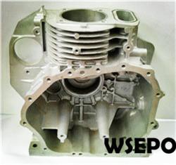 The crankcase: It is a case or covering enclosing the crankshaft.