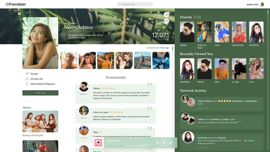 2002: Friendster is launched. People with very few friends suddenly ...