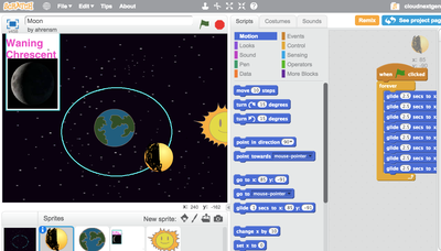 This is one group's project. They figured out how to import pictures of ...