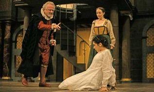 This image depicts Juliet talking to her father and mother about her ...