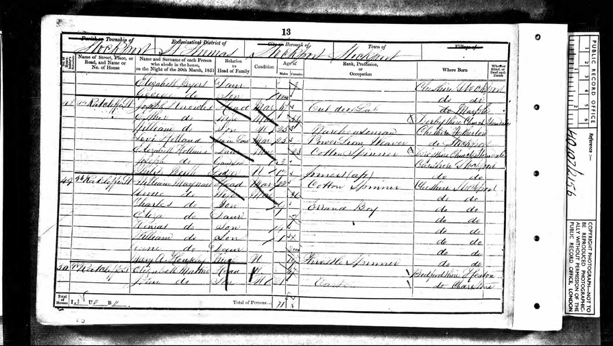 William Maynard (1760) marries Mary Hackney (1774) in 1797. They go on ...