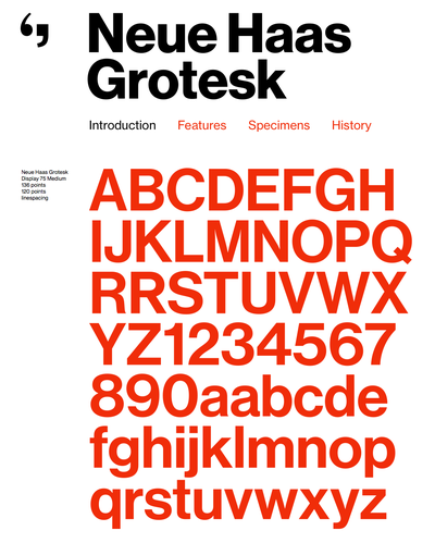 1957 . Max Miedinger diseña la fuente Neue Haas Grotesk, posteriormente ...